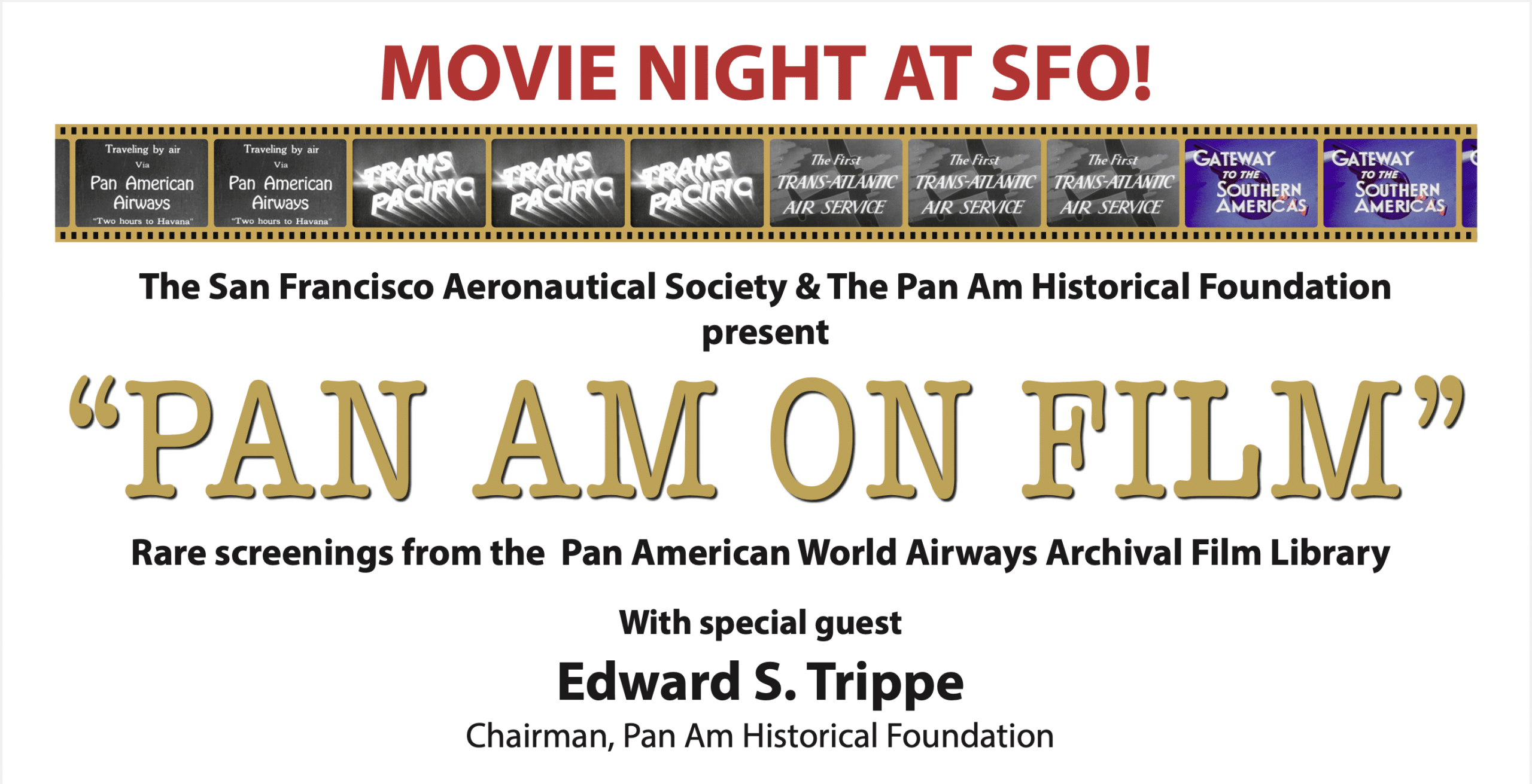 Movie Night at SFO: "Pan Am on Film" - San Francisco Aeronautical Society